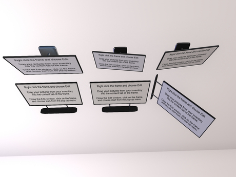 Second Life Marketplace - [P3] - Slideshow Ad Boards - 6 Pack