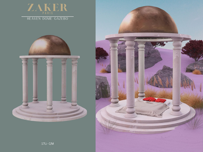 Second Life Marketplace - ZAKER : Heaven Dome Gazebo