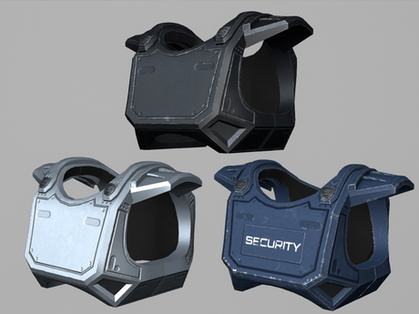 Second Life Marketplace - Sci-Fi Security Chestplate (Full Perms)