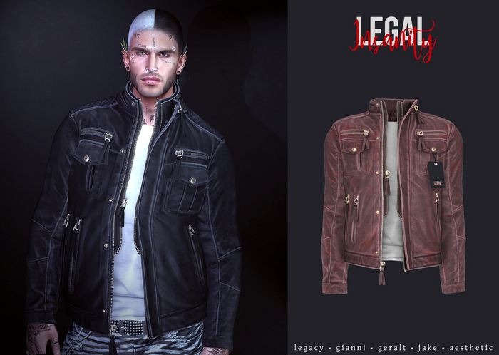 Second Life Marketplace - Legal Insanity - Blade leather jacket #5