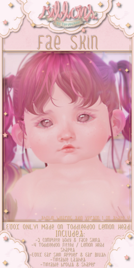 Second Life Marketplace - {Ribbons} Fae Skin (EvoX / Lemon) {Luxury ...