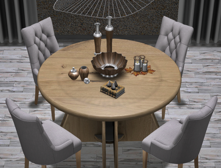 Second Life Marketplace - F011 Dinner Table Mesa PG