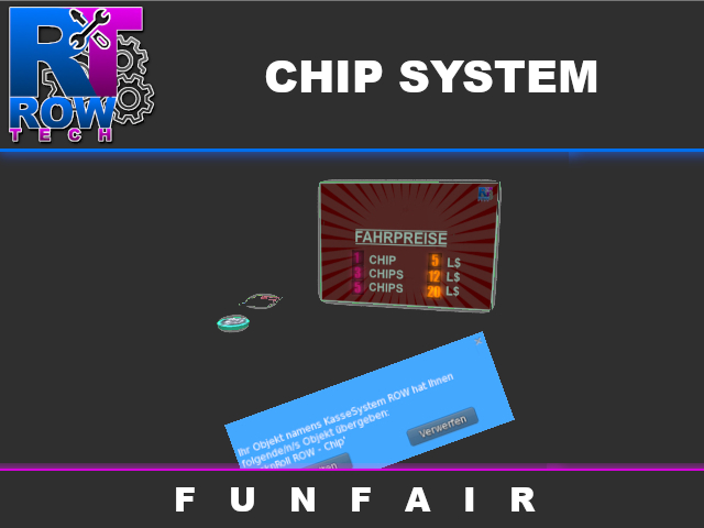 Second Life Marketplace - Kasse / Chip System - RowTech