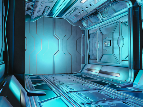 Second Life Marketplace - ...::HD::... Sci Fi Corridor Backdrop