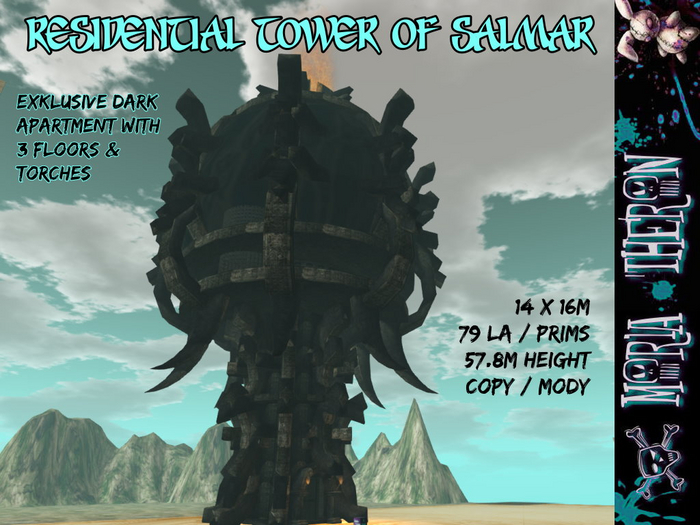 Second Life Marketplace - [ Moria’Theron ] Dark Residential Tower of ...