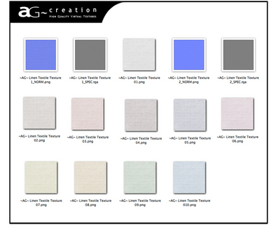 Second Life Marketplace - ~AG~ Creation ~ Linen Textile Textures Full Perm