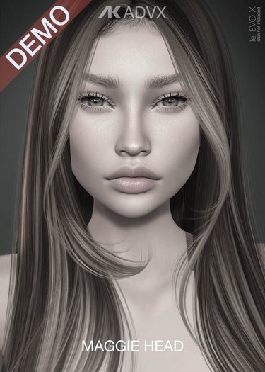 Second Life Marketplace - [AK ADVX] - Maggie Head DEMO