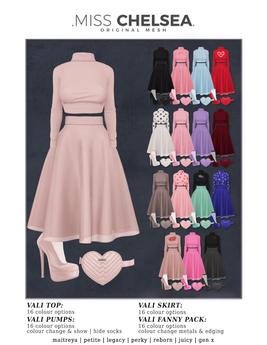 Second Life Marketplace - .miss chelsea. Vali Top Creme