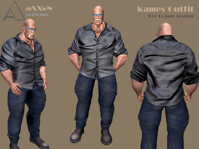 Second Life Marketplace - Kames Outfit / Logan Avatar