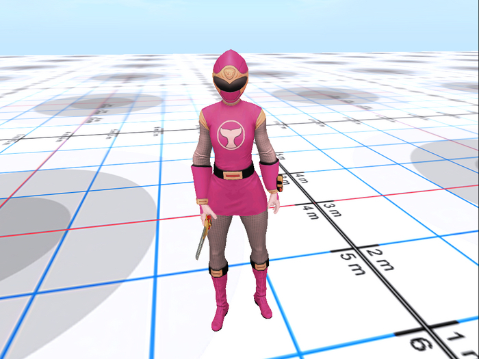 Second Life Marketplace Power Rangers Ninja Storm Tori Pink