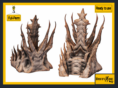 Second Life Marketplace - ::DisturbeD:: Sci-Fi Alien Throne - FULL PERM ...