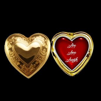 Second Life Marketplace - GOLD Open Close Locket Earrings & Necklaces ...