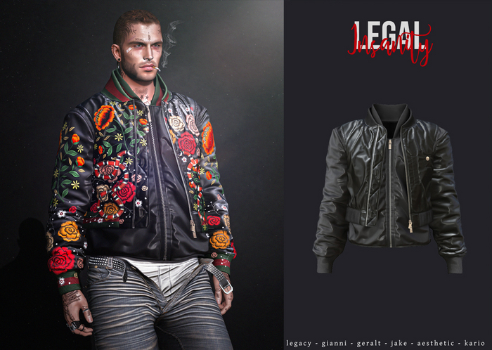 Second Life Marketplace - Legal Insanity - Kylian jacket #7
