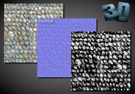 Second Life Marketplace - JU Round Stone Wall -P 3D Textures Full Perm