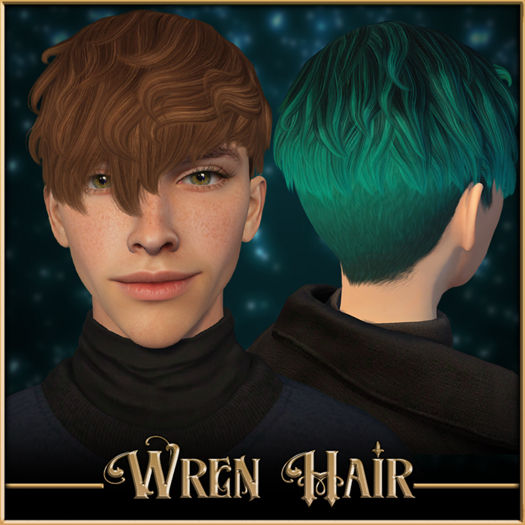 Second Life Marketplace - Raven Bell - Wren Hair [All 3]