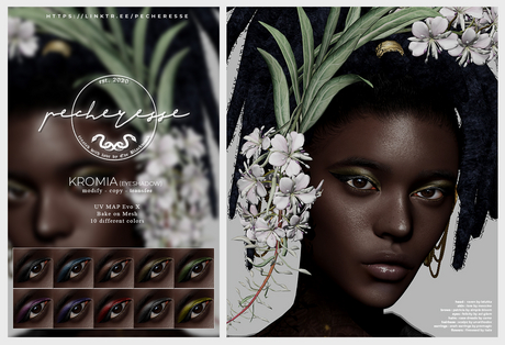 Second Life Marketplace - pecheresse. kromia eyeshadow (evox) (BOM)