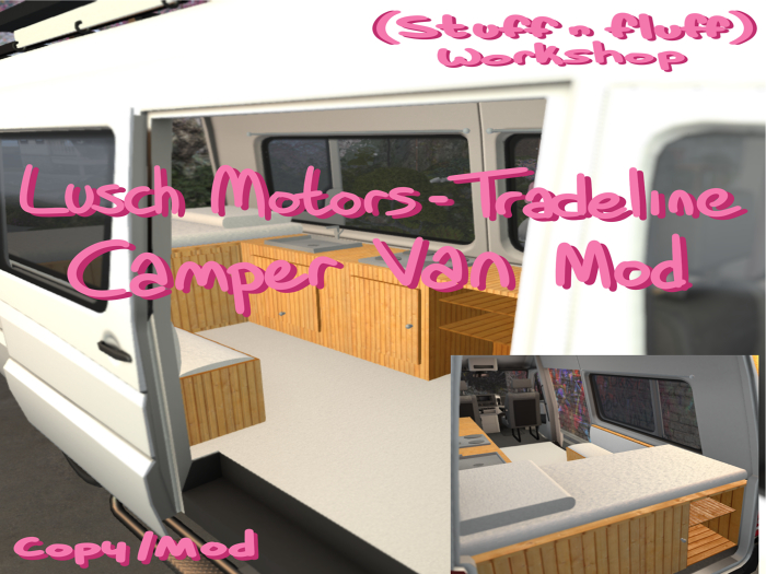 Second Life Marketplace - (Sn'F) Lusch Motors - Tradeline Camper Van ...