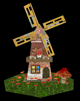 Second Life Marketplace - Animated Gnome Windmill