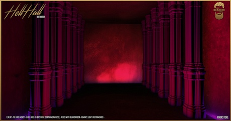 Second Life Marketplace - Hell Hall Backdrop - The Bearded Guy