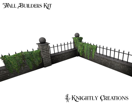 Second Life Marketplace - [Knightly] Wall kit