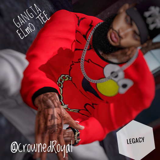 Second Life Marketplace Crownedroyal Gangsta Elmo Legacy