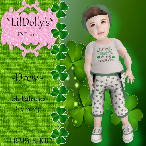 Second Life Marketplace - *LilDolly's* ~Drew~ St. Particks Day 2023 TD ...