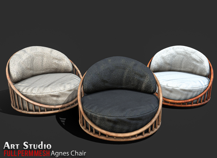 Second Life Marketplace - Art Studio.FULL PERM \\ Agnes Chair