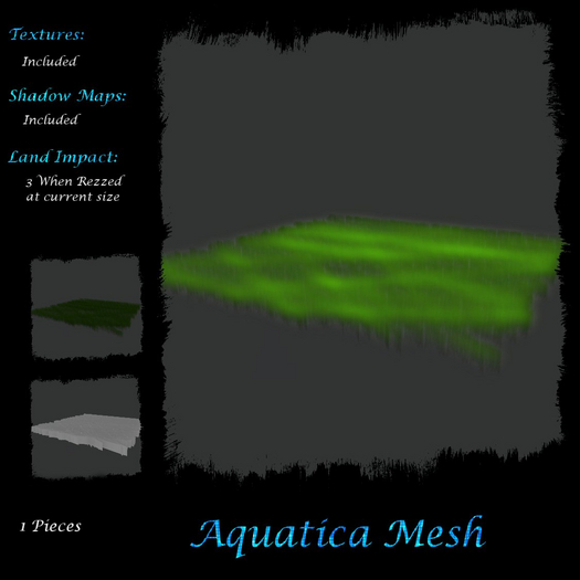 Second Life Marketplace - Aquatica Mesh - AM025608 Grass