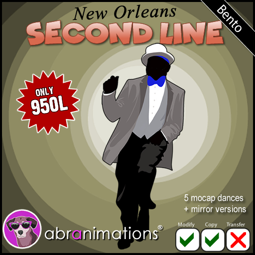 Second Life Marketplace - 5 New Orleans Second Line Dances
