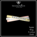 Second Life Marketplace - SNJ Triplet Ring 3 Colour Gold ADD!