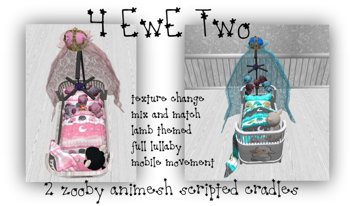Second Life Marketplace - 4 ewe two cradles