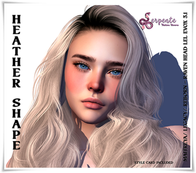 Second Life Marketplace - .:SF:. Shape Heather - LeLTK Raven