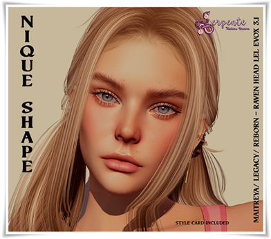 Second Life Marketplace - .:SF:. Shape Nique - LeLTK Raven