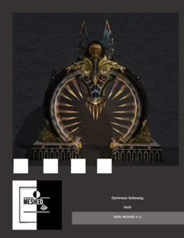 Second Life Marketplace - MeshedUp: Darkness Gateway Gold