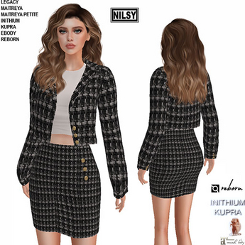 Second Life Marketplace - TWEED OUTFIT,MESH BODY