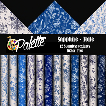 Second Life Marketplace - Palette - Sapphire Toile