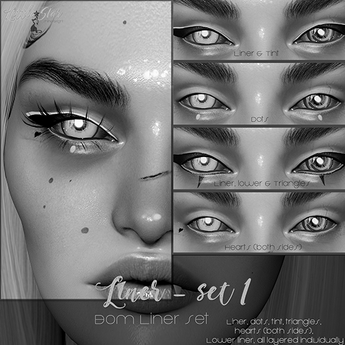 Second Life Marketplace - Little Star : BoM Liner Set 1 EvoX DEMO