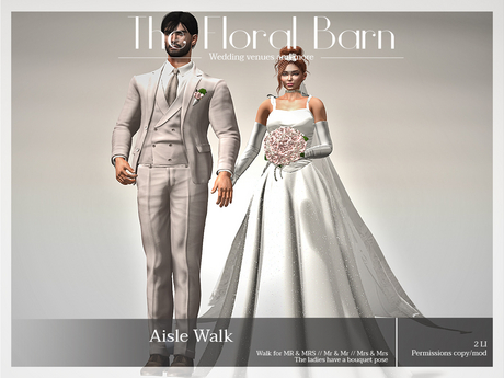 Second Life Marketplace - Wedding.: Aisle Walk:.Wedding Animation