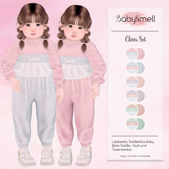 Second Life Marketplace - Baby Smell - Chris Set #2(Blue)