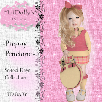 Second Life Marketplace - *LilDolly's* ~Preppy Penelope~ School Days ...