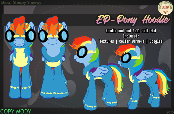 Second Life Marketplace - ..Sleepy Sheepy.. Wonderbolt Hoodie + Suit mod