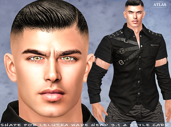 Second Life Marketplace - *ATLAS*SHAPE TEO for HEAD lel EvoX WADE 3.1 ...