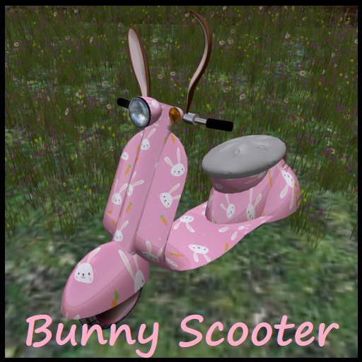 Second Life Marketplace - Pink Bunny Scooter 2-Seater (SALE!)