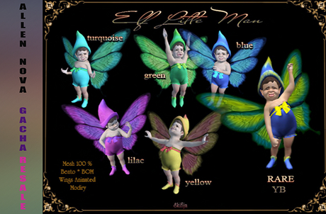 Second Life Marketplace - !Skifija Elf little man v.0.1 TURQUOIUSE ...