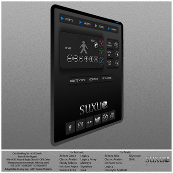 Second Life Marketplace - [ Su Xue ] Cicis Single Female Male Wedding ...