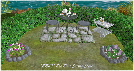 Second Life Marketplace - ~TMC~ Tea Time Spring Scene