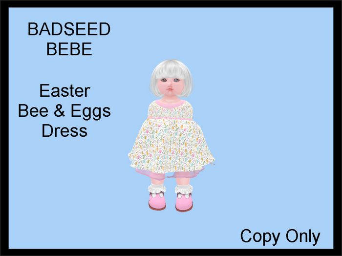 Second Life Marketplace - Steph-0-Bee's - Easter Bee & Eggs Dress - Bebe