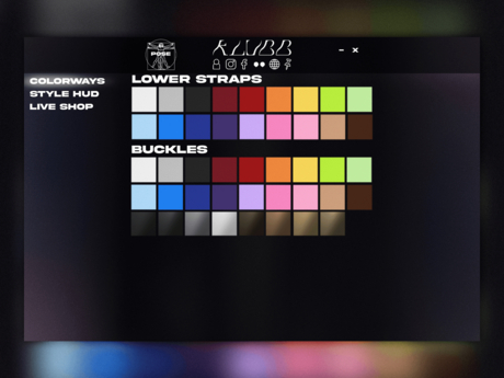 Second Life Marketplace - #Klubb "Lara" Top, Shorts, & Straps w ...