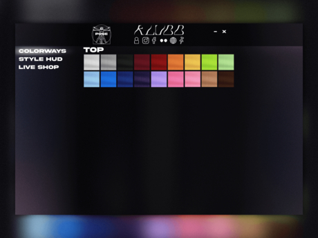 Second Life Marketplace - #Klubb "Lara" Top [FP]
