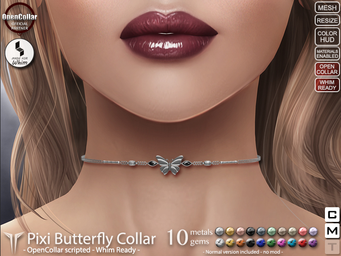 Second Life Marketplace - **RE** Pixi Butterfly Collar RLV - OpenCollar ...